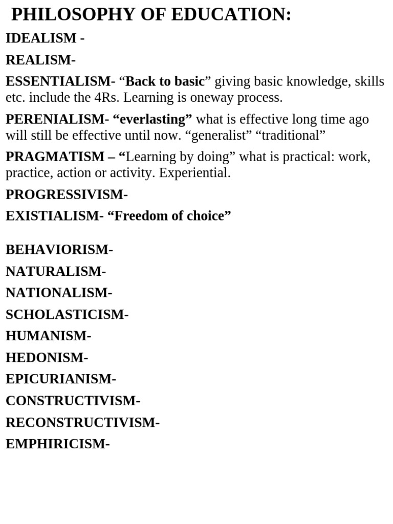 Ism of Education | PDF | Career & Growth | Social Science