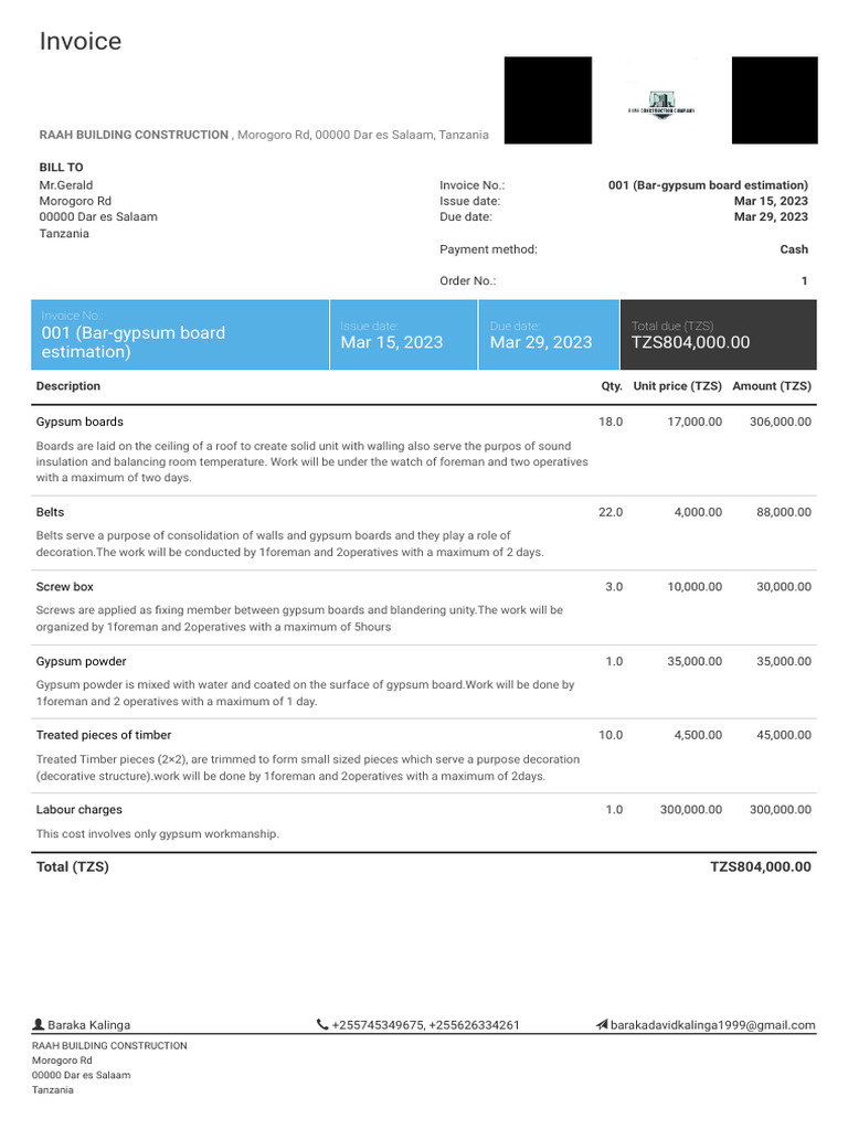 002 (Gym-Gypsum Board Estimation) . | PDF | Drywall | Building Materials