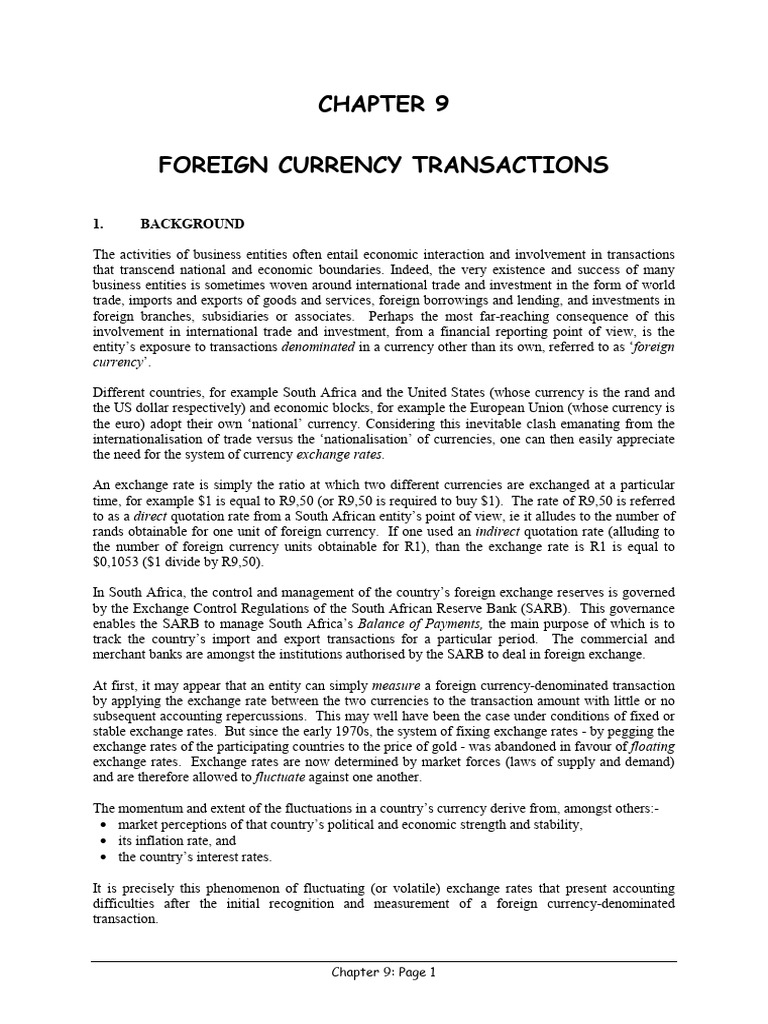 Chapter 9 Foreign Currencies 2013 | PDF | Hedge (Finance) | Fair Value