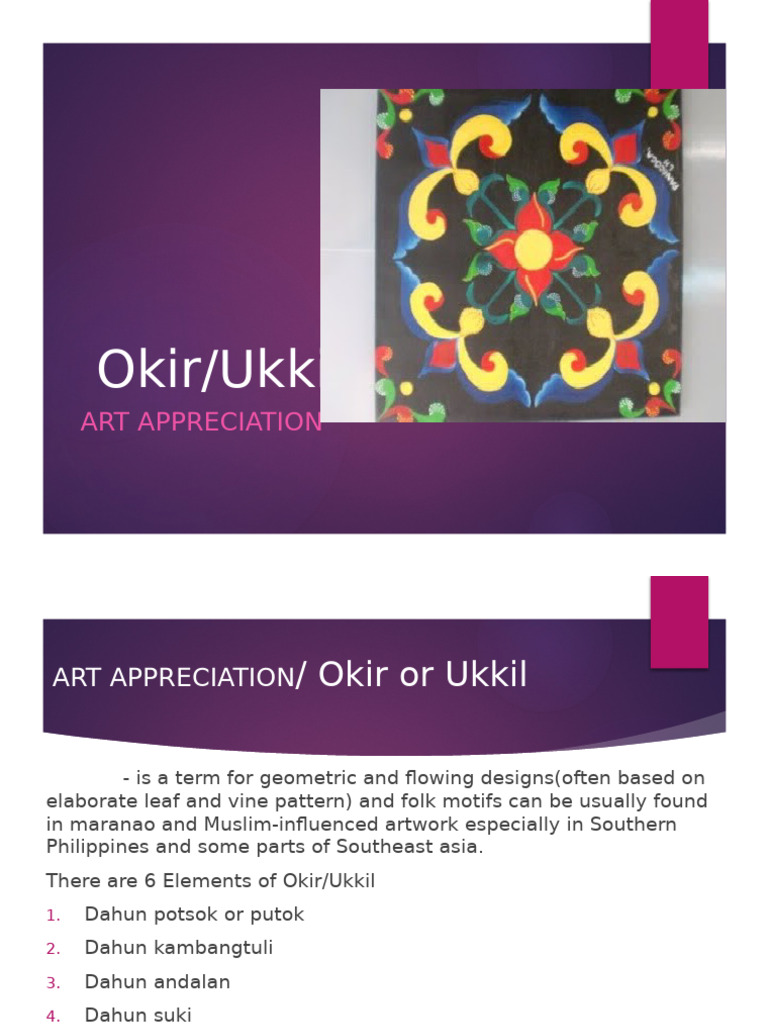 Okir/Ukkil Art Project Guide | PDF