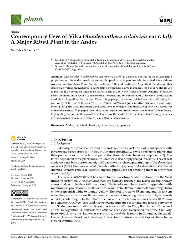 Lema Sobre Cebil 2024 | PDF | Wellness | Science & Mathematics