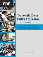 Domestic Data Entry Operator: (Job Role) | PDF | Vocational Education ...