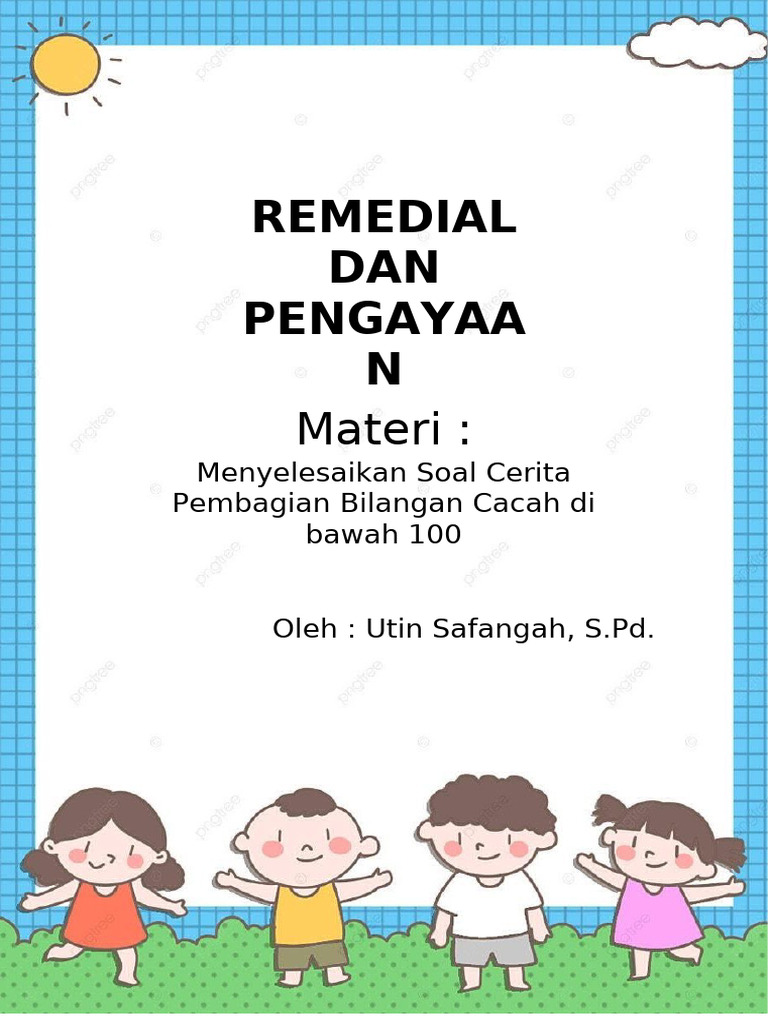 Contoh Remedial Pengayaan | PDF