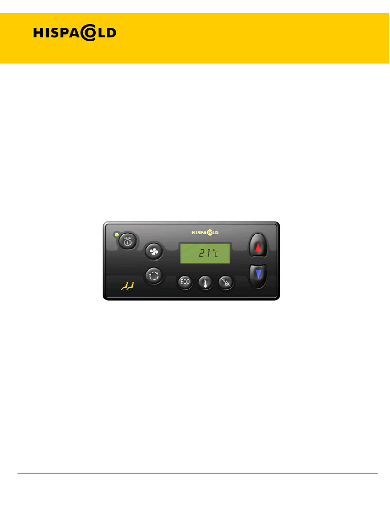 MODULO DO AC HISPACOLD | PDF | Air Conditioning | Manufactured Goods