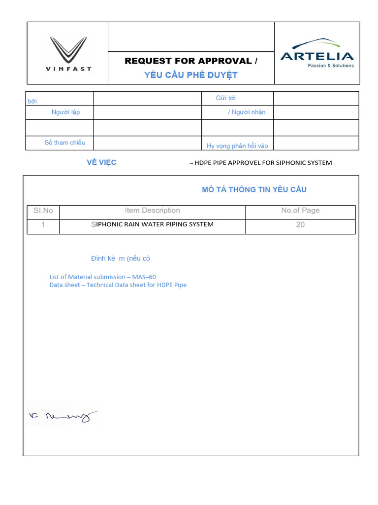 HDPE Pipe Approval for Siphonic System | PDF | Polyethylene | Pipe ...