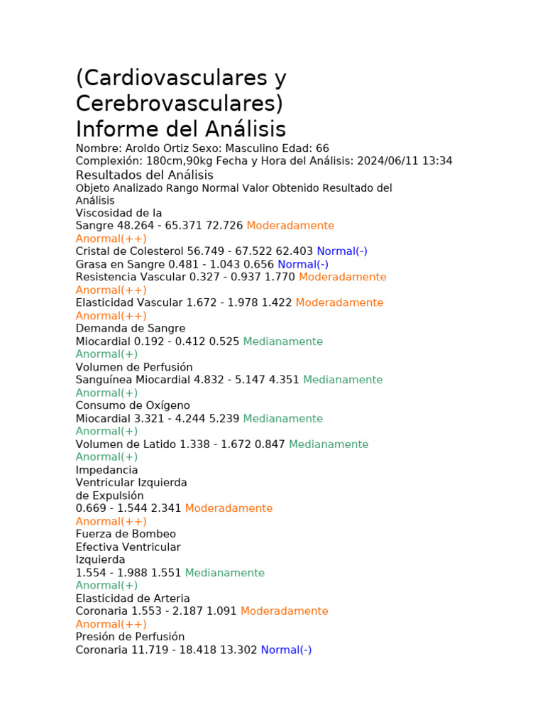 Cardiovasculares y Cerebrovasculares | PDF | Sistema circulatorio ...