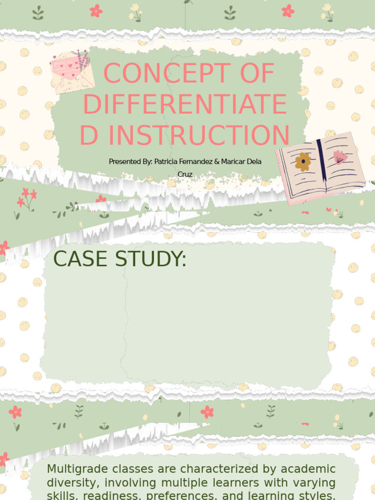 Differentiated Instruction in Multigrade Classes | PDF | Mentorship | Cognition