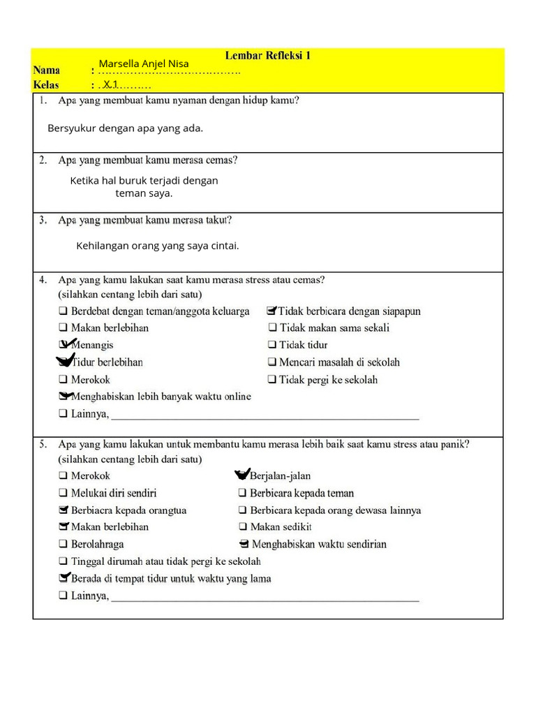 LEMBAR REFLEKSI P5.docx - 20241103 - 202017 - 0000 | PDF | Pengembangan ...