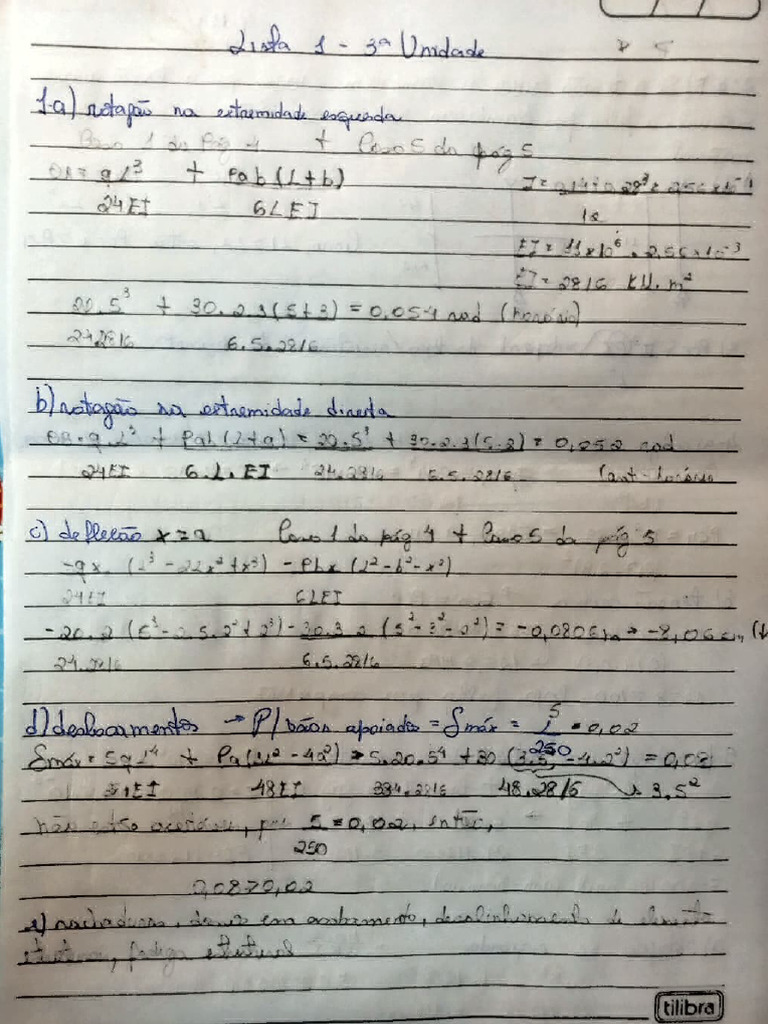 Lista 3 - Resmat 2 | PDF