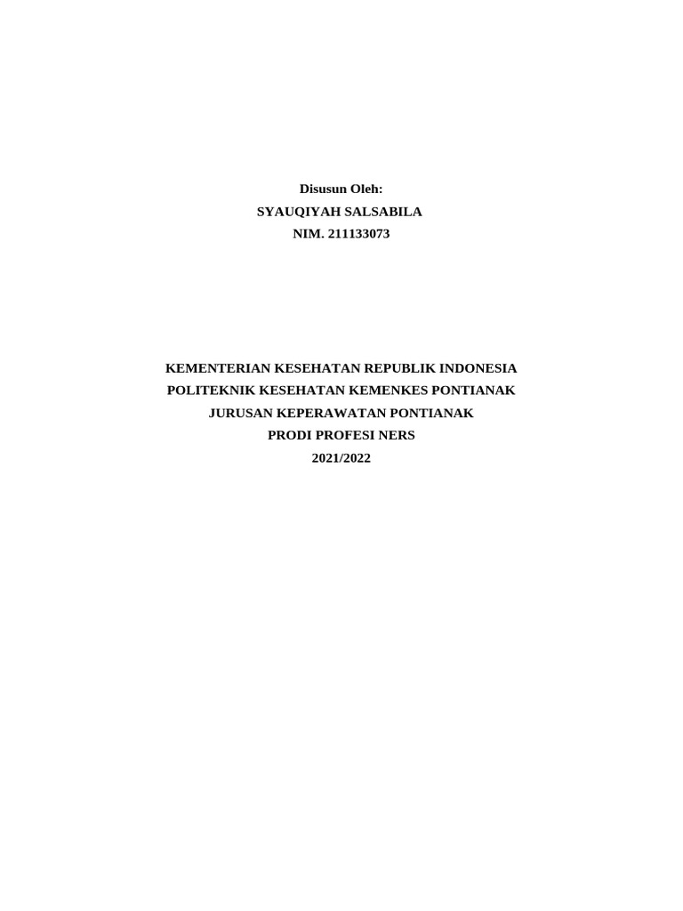 LP Histerektomi | PDF | Pengembangan Diri