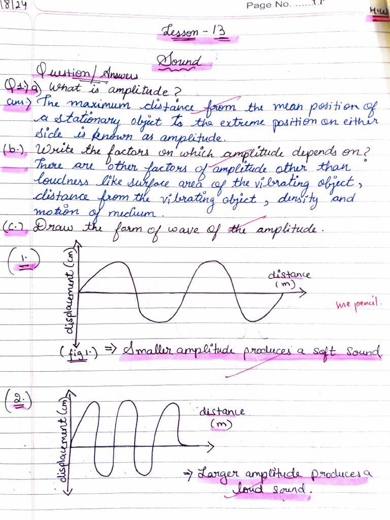 Class - 8 - Chapter - Sound (1) RD Rajpal School | PDF | Neurology ...