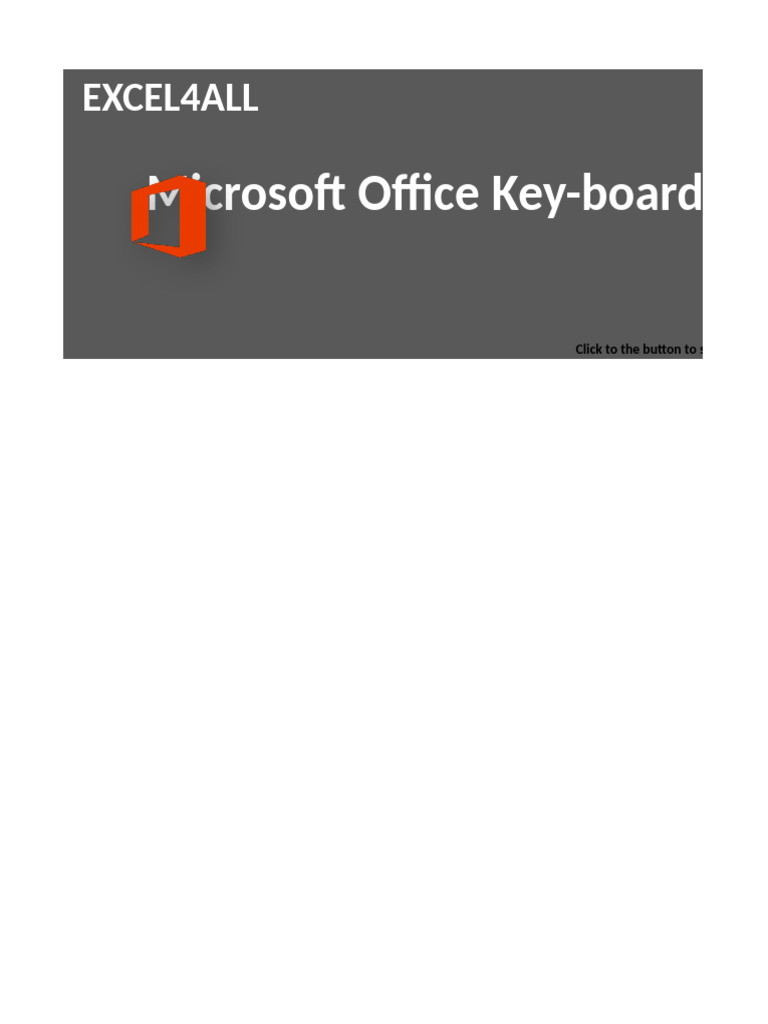 Key Board Shortcuts | PDF | Computer Keyboard | Paragraph