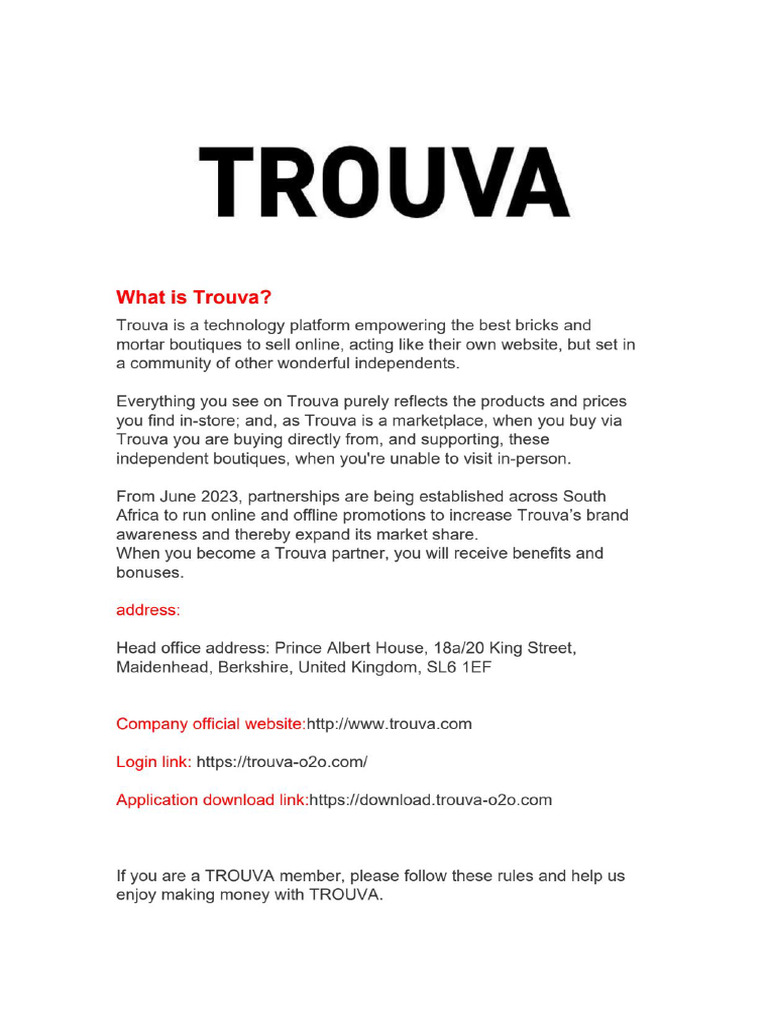 Beginner's Guide To Trouva | PDF