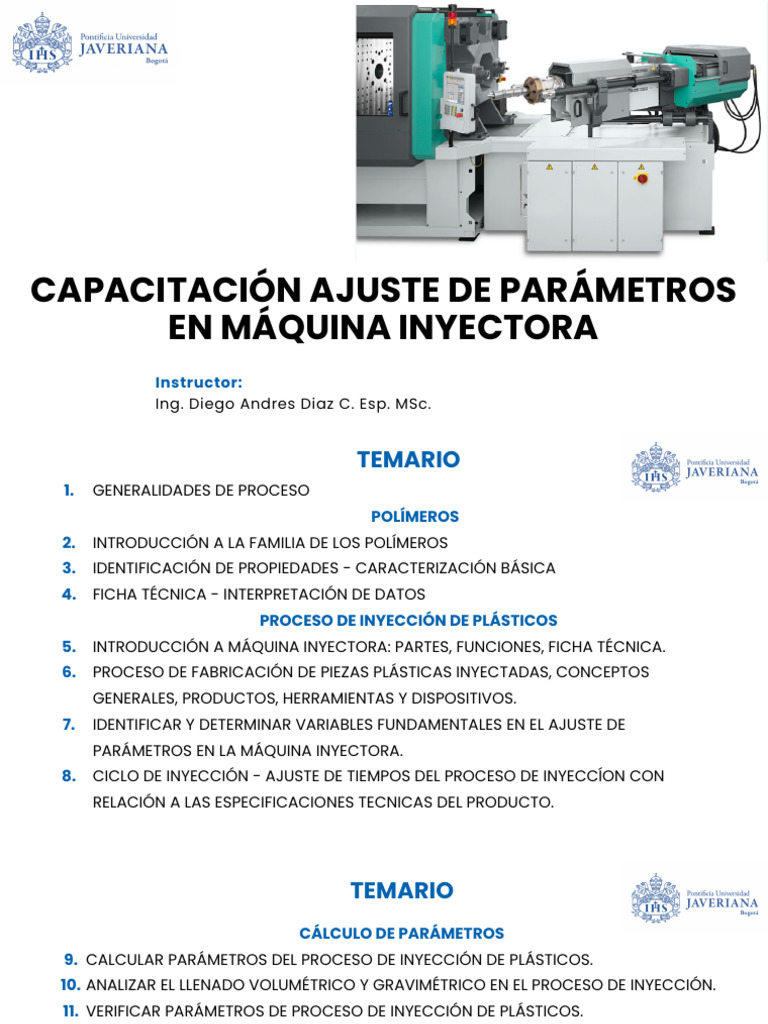 Máquina Inyectora | PDF | Tecnología
