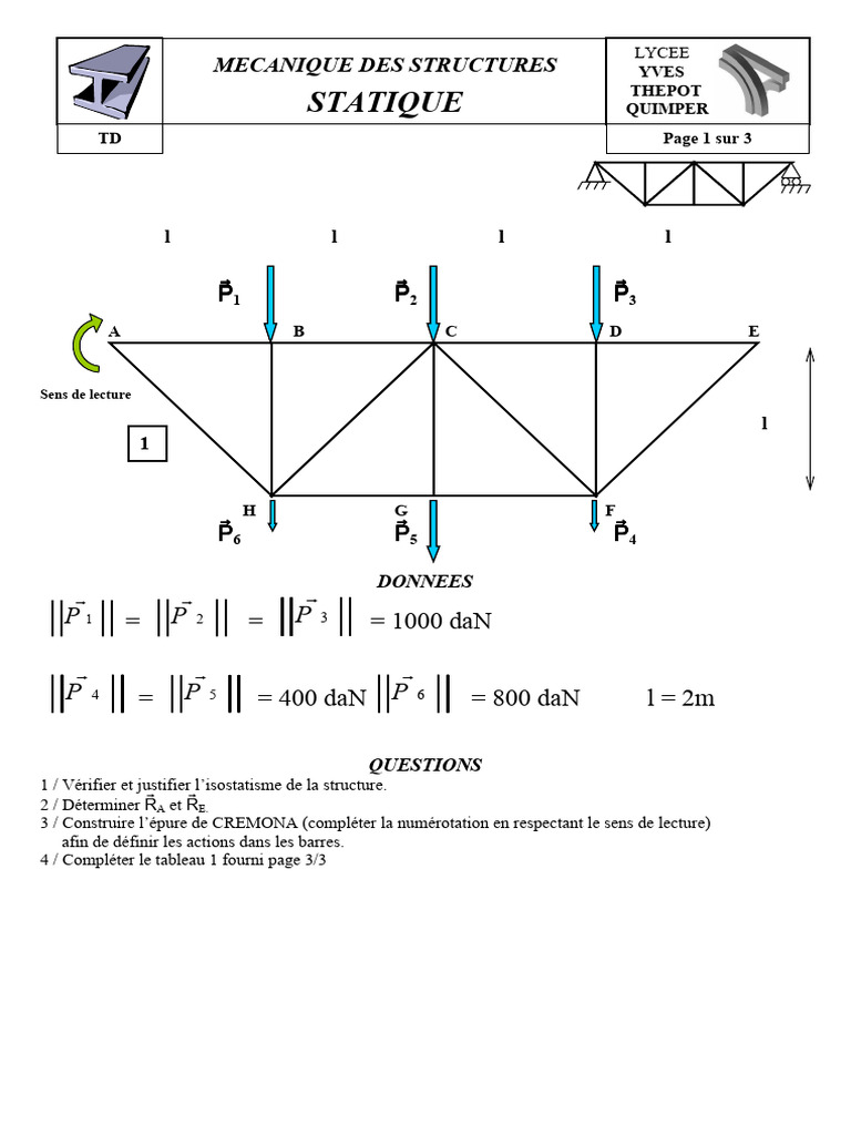 MDC TREILLIS2 td3 | PDF