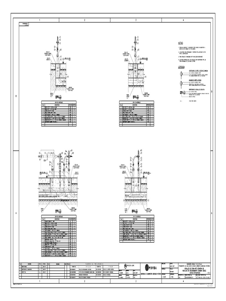 32421000DI49014 Detalles de Stub Up's Estación Casanay 2 de 2 Rev 0 | PDF