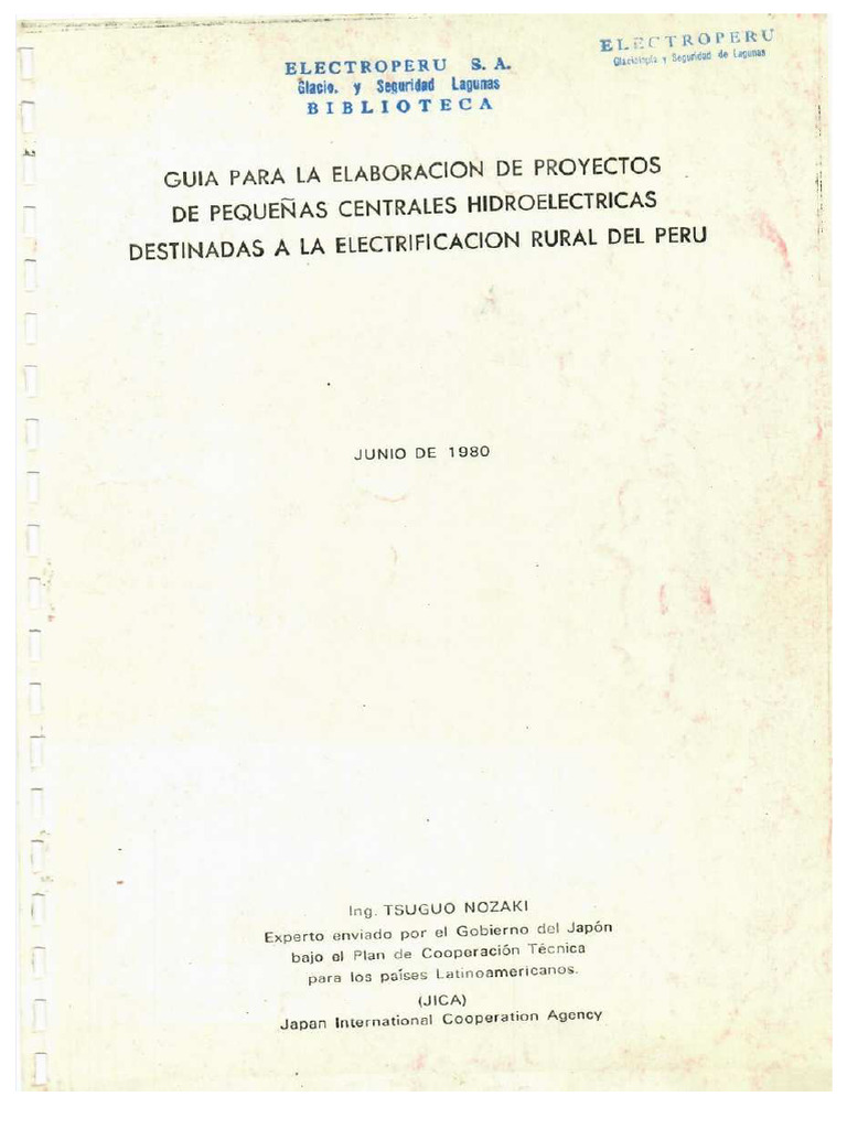 Guía de Elaboración de Proyectos de PCH | PDF