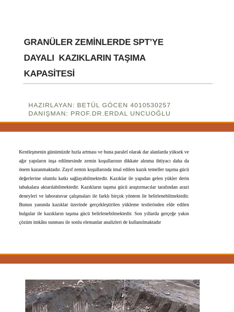 Derin Temel Sunumm | PDF