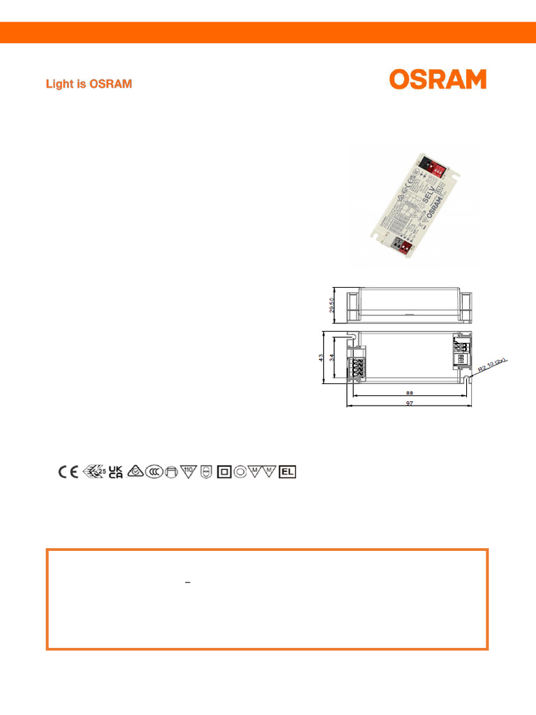 DALI LED Driver Datasheet 2022 | PDF | Electricity | Electrical Engineering