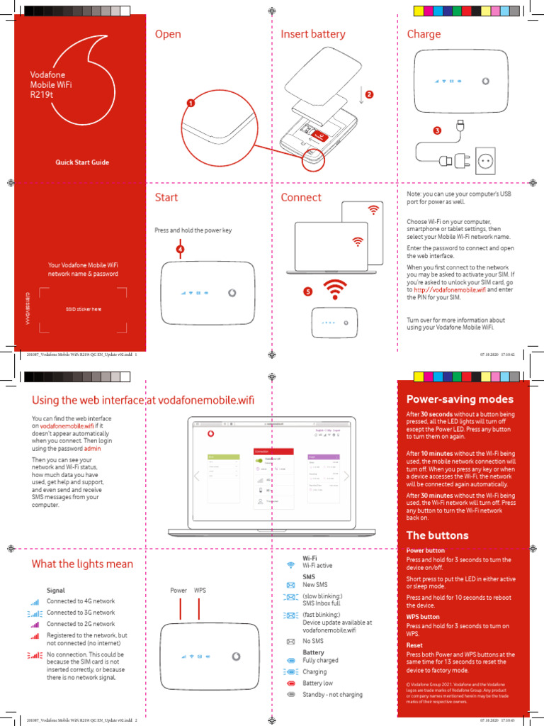 TempConfidential R219t QSG EN CJB1SS5VDAAA 5026505 | PDF | Wi Fi ...