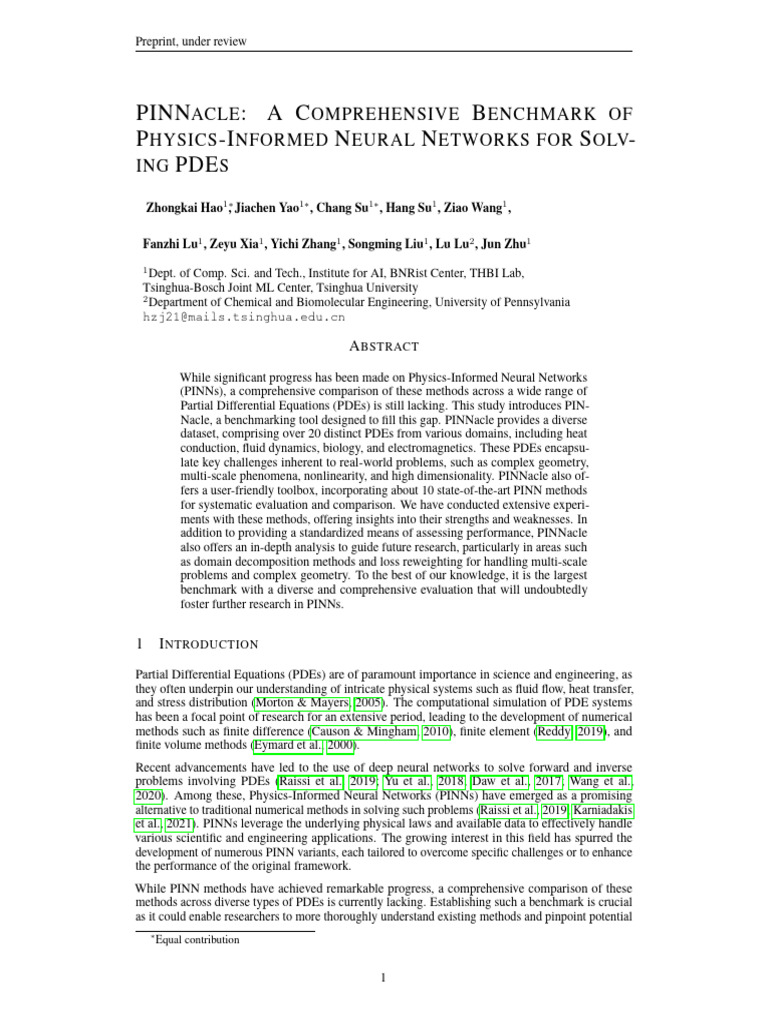 PINNacle | PDF | Partial Differential Equation | Equations