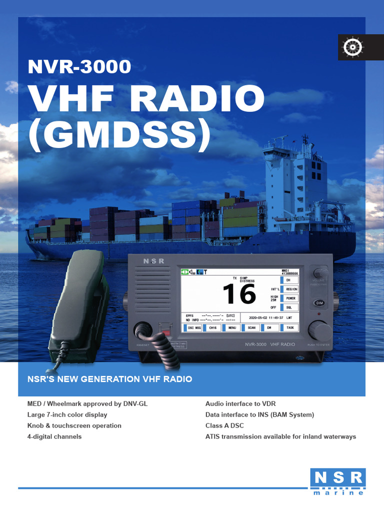 NSR NVR-3000 Brochure | PDF | Very High Frequency | Radio