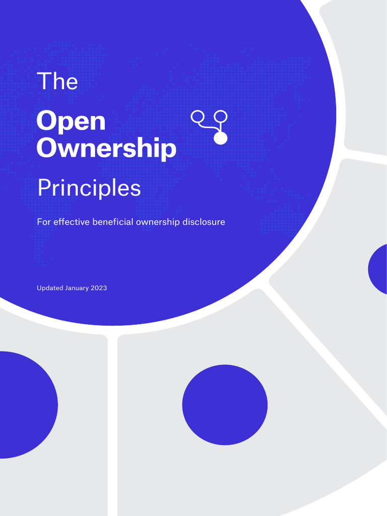 Oo Guidance Open Ownership Principles 2023 01 | PDF | Information ...