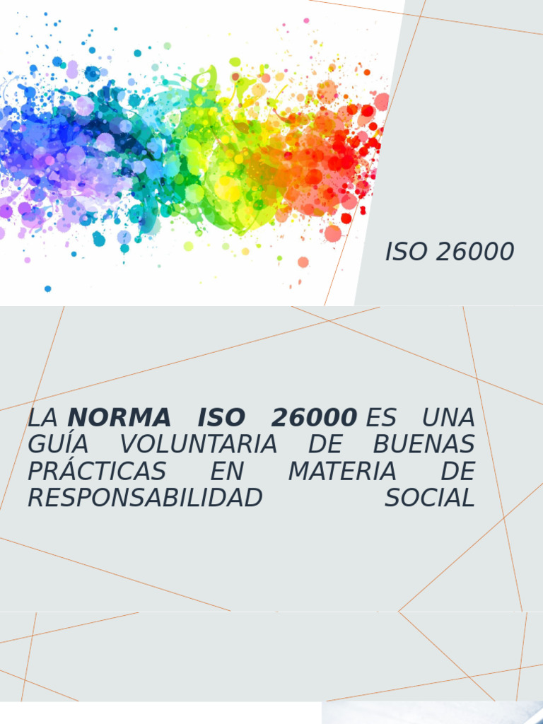 Guía ISO 26000: Responsabilidad Social | PDF | Responsabilidad ...
