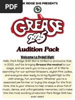 Grease Script | PDF | Performing Arts | Entertainment