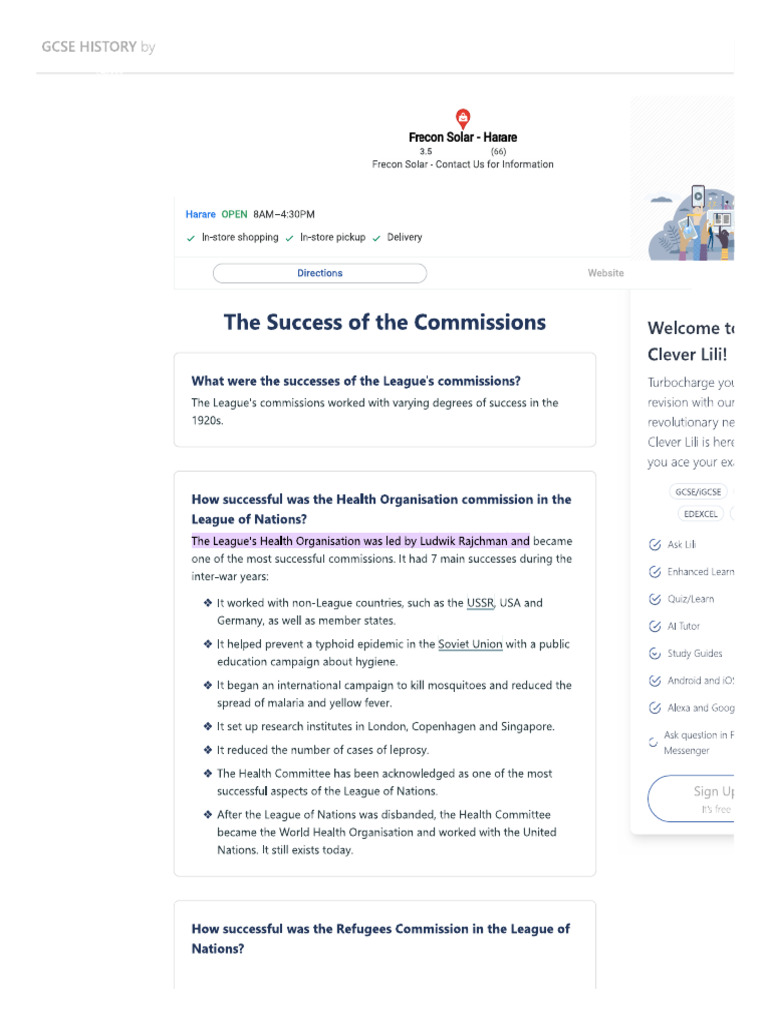 Success of Commissions | PDF