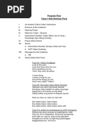 Program Script Sample For Birthday | PDF | Sports & Recreation | Art