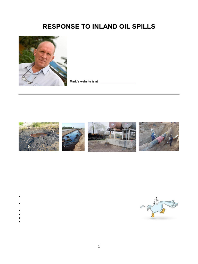 Response To Inland Oil Spills | PDF | Environmental Engineering | Environmental Science