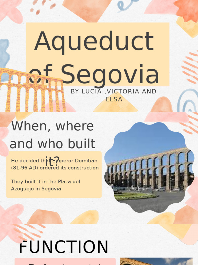 Segovia Aqueduct Overview and Map | PDF | Social Science | Art