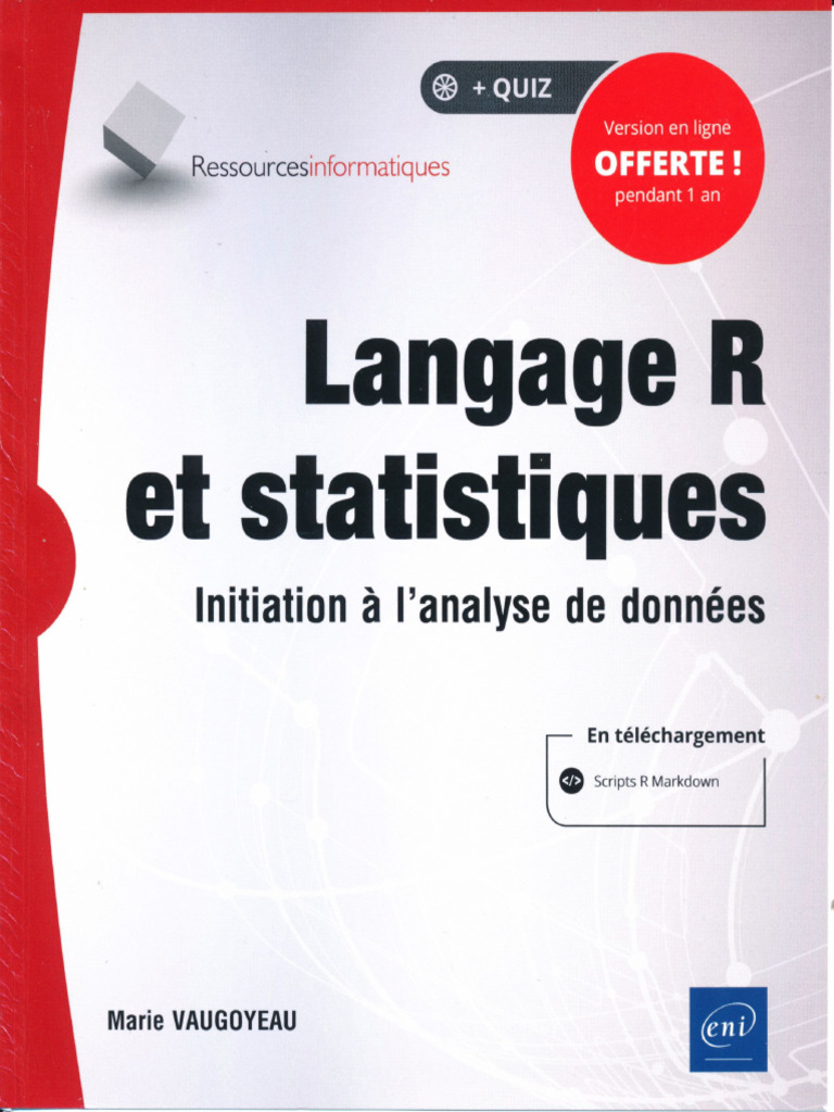 Eni Langage R Et Statistiques | PDF