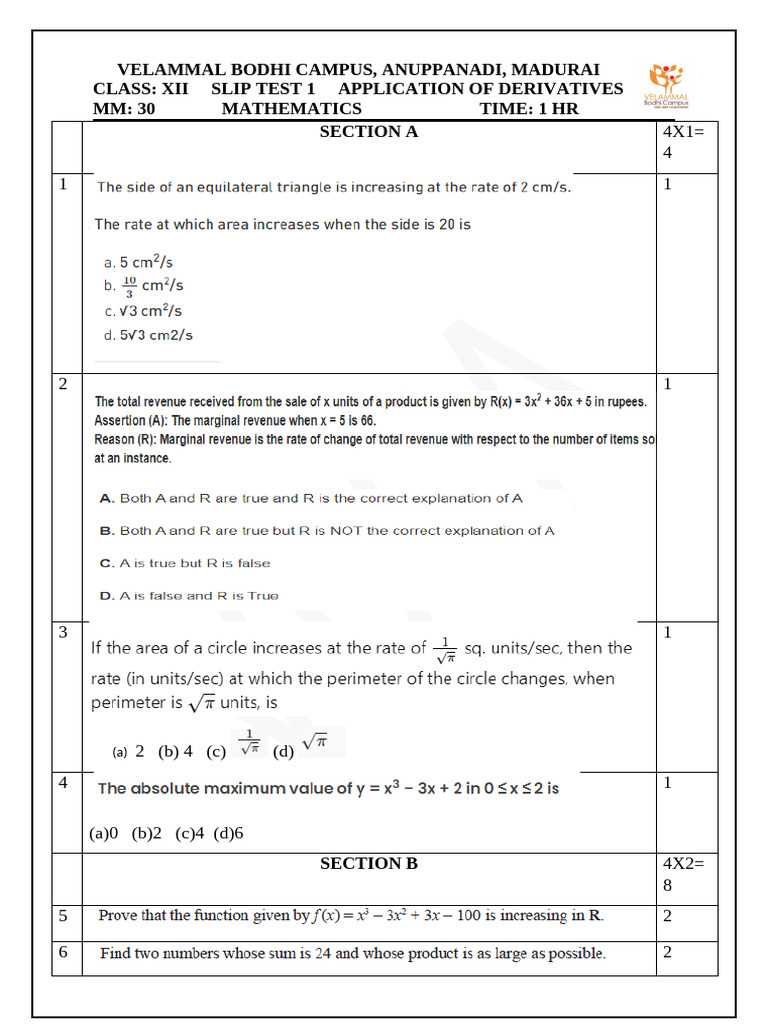 Slip Test - 1 (Aod) | PDF