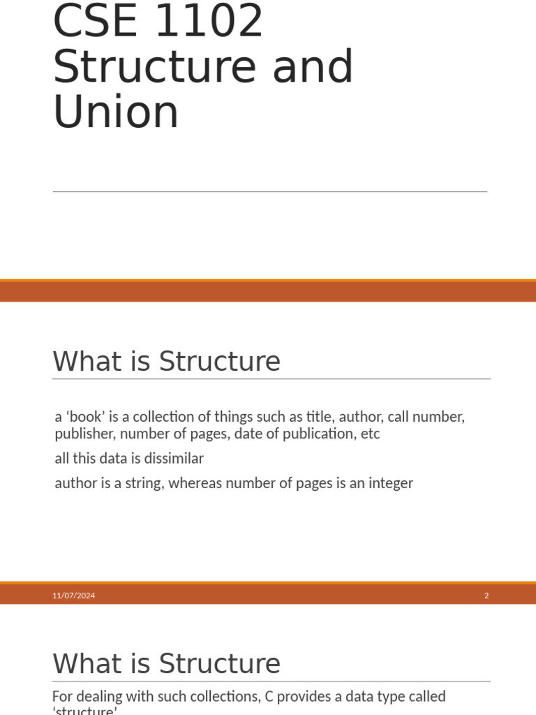 Structure and Union | PDF | Computer Programming | Computing