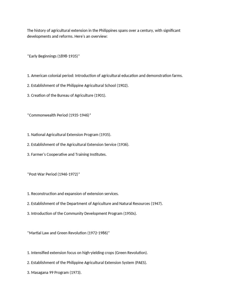 History of Extension | PDF