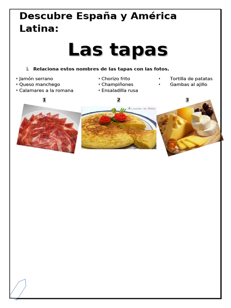 Origen y Cultura de las Tapas | PDF | Cocina | Alimentos