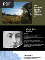 Grade 12 The Morning Sun Is Shining Notes | PDF