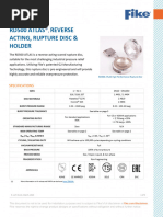 MNFA and KR Values for Rupture Discs | PDF | Liquids | Dynamics (Mechanics)