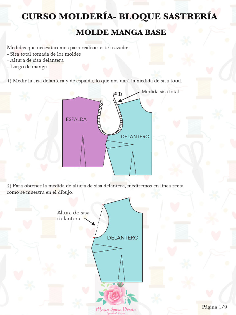 Cómo crear un molde de manga base | PDF