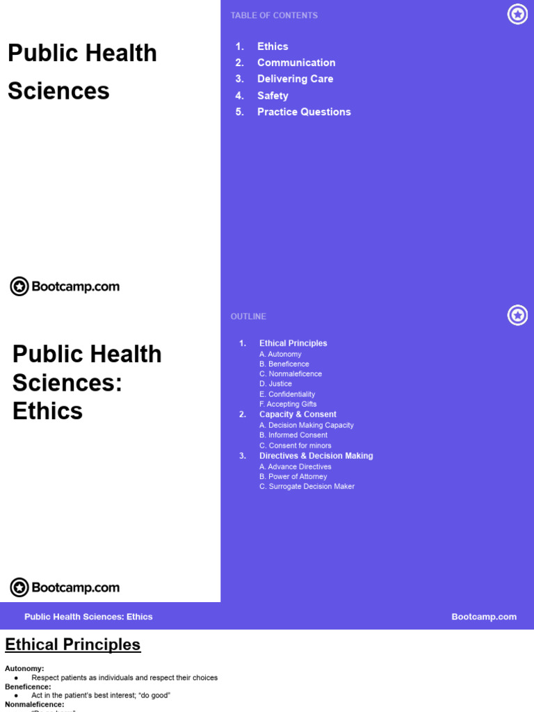 Public Health Sciences | PDF | Informed Consent | Autonomy