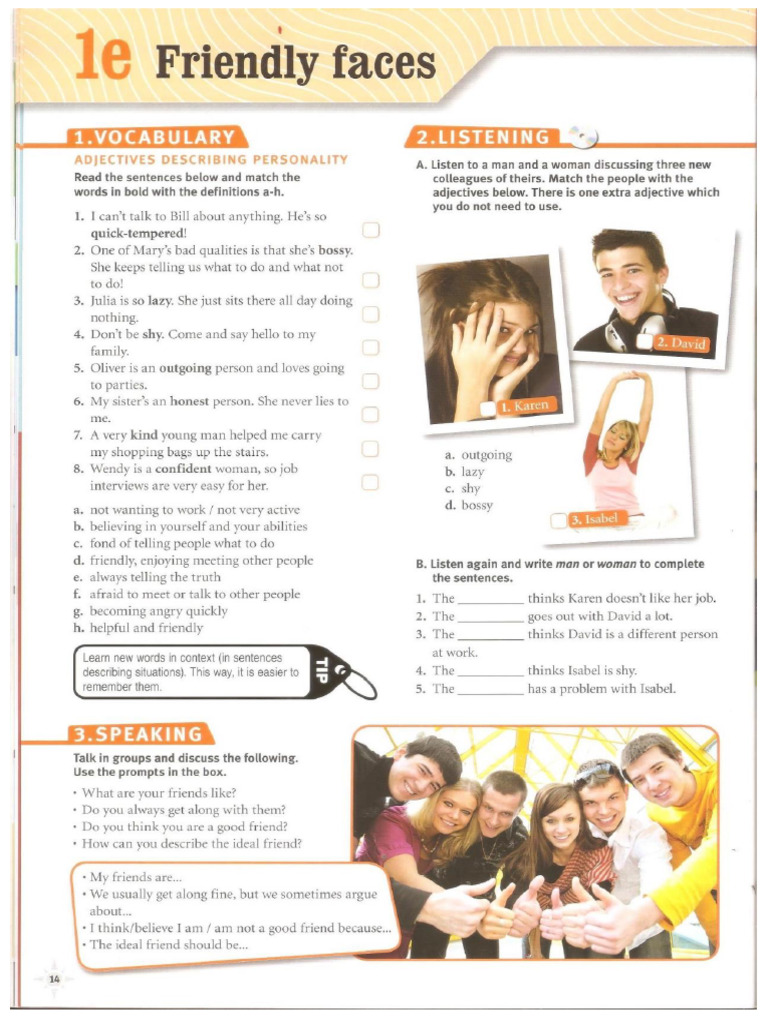 Talking about people | PDF