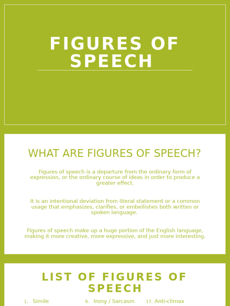 Figures of Speech | PDF | General Fiction
