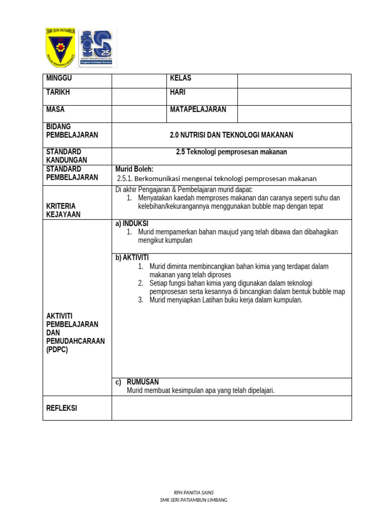 2.5 Teknologi Pemprosesan Makanan 2023 PRINT | PDF