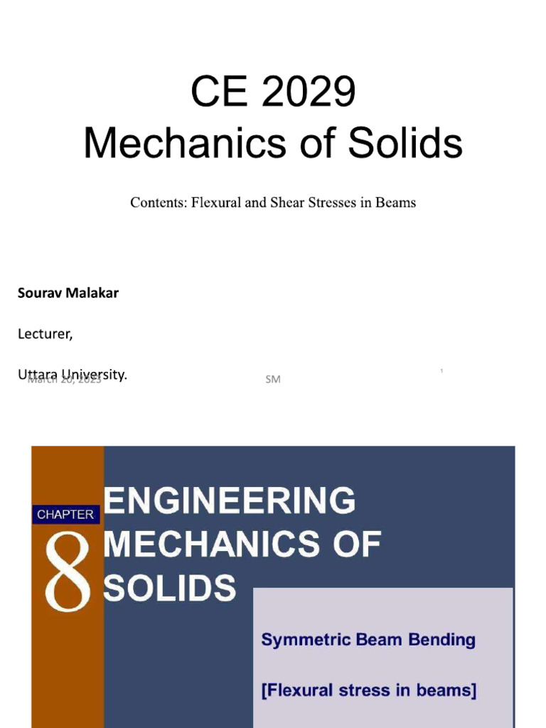 Symmetric Bending | PDF