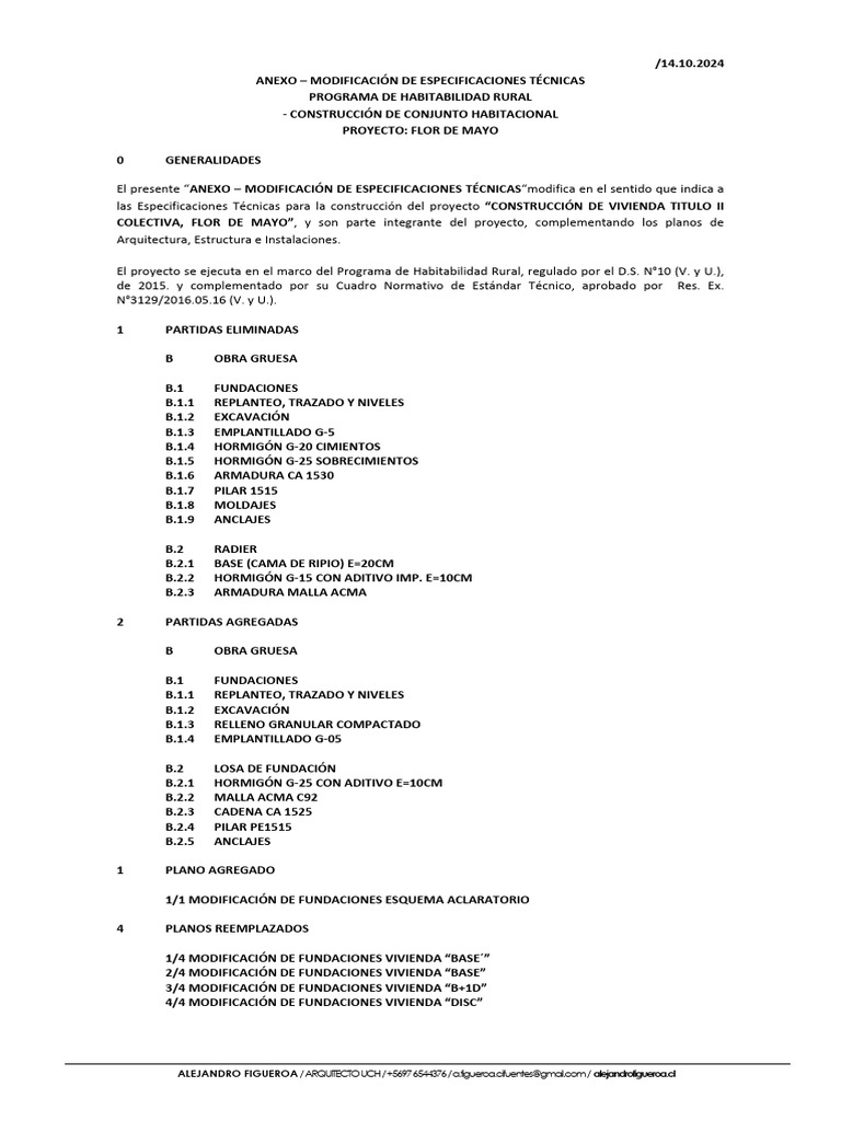 Eett Modificacion | PDF | Hormigón | Materiales
