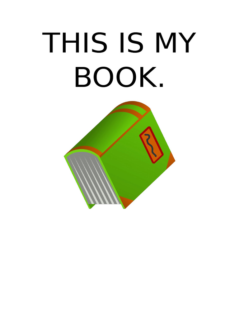 This Is My Book | PDF