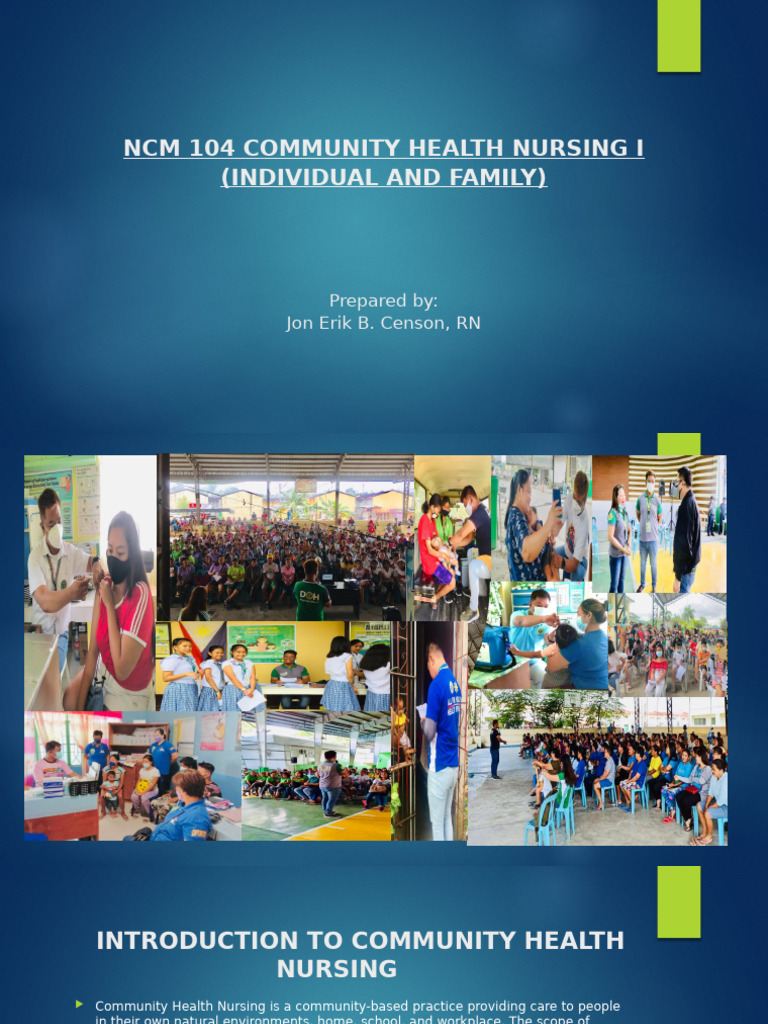 Community Health Nursing I Module I | PDF | Public Health | Nursing