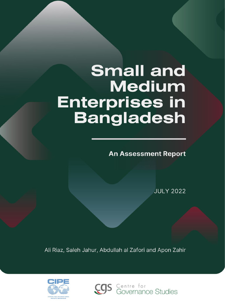 SMEs in Bangladesh - Report - August 2022 | PDF | Small And Medium ...